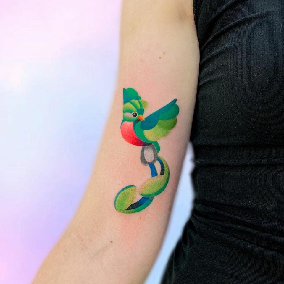 Fly High With These 18 Vibrant Quetzal Tattoos