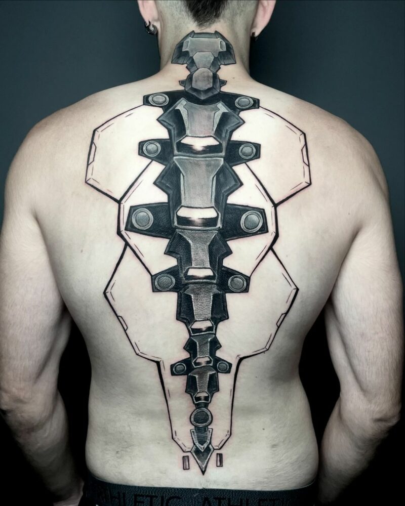 18 Futuristic Cyberpunk Tattoos To Spark Your Imagination