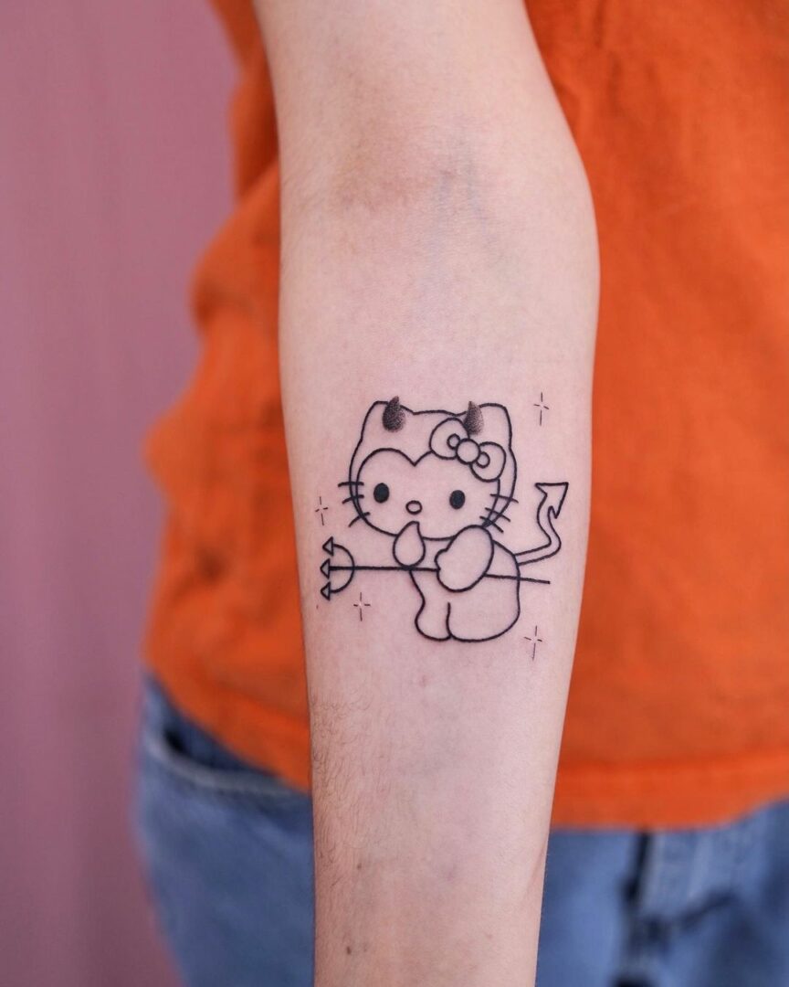 19 Hello Kitty Tattoos That Are Purr-fectly Adorable