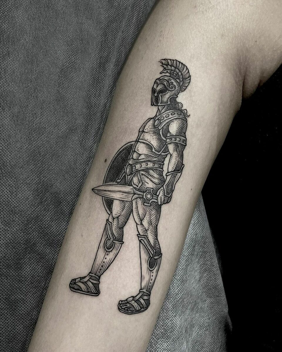 Discover 18 Legendary Achilles Tattoos For Mythical Fans