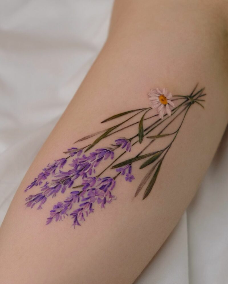 19 Stunning Wildflower Tattoos That Will Grow On You