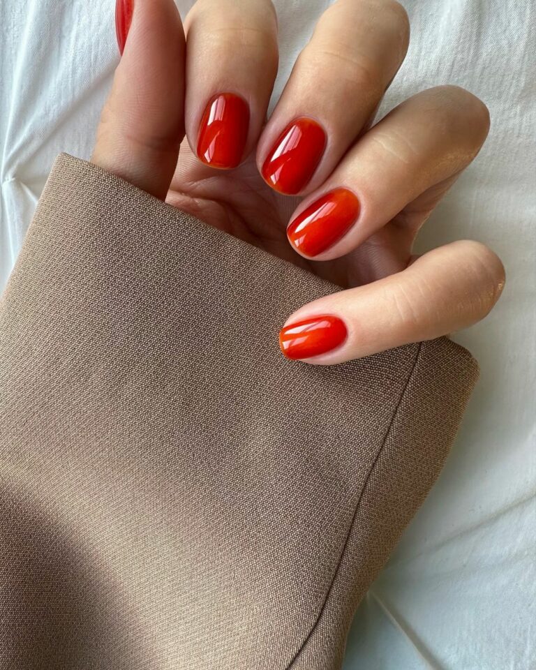 30 Trendy Short Fall Nails For Chic And Cozy Vibes