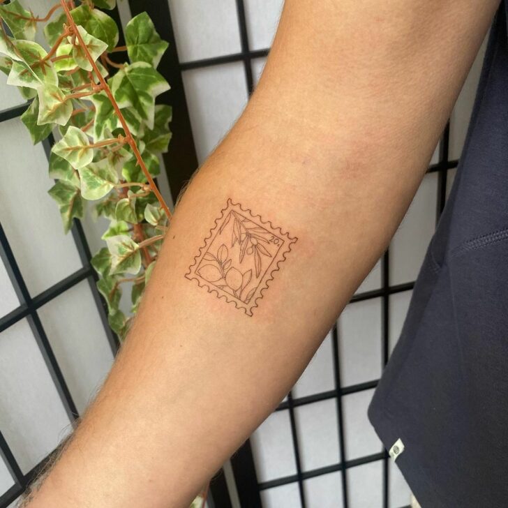 20 Lighthearted Stamp Tattoo Ideas For All The Dreamers Out There