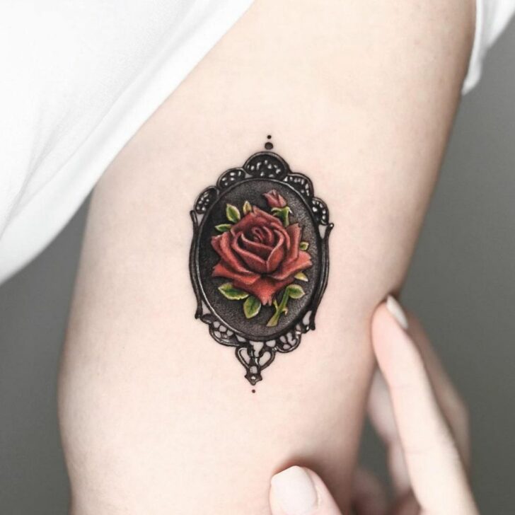 19 Captivating Framed Tattoo Designs for Creative Souls