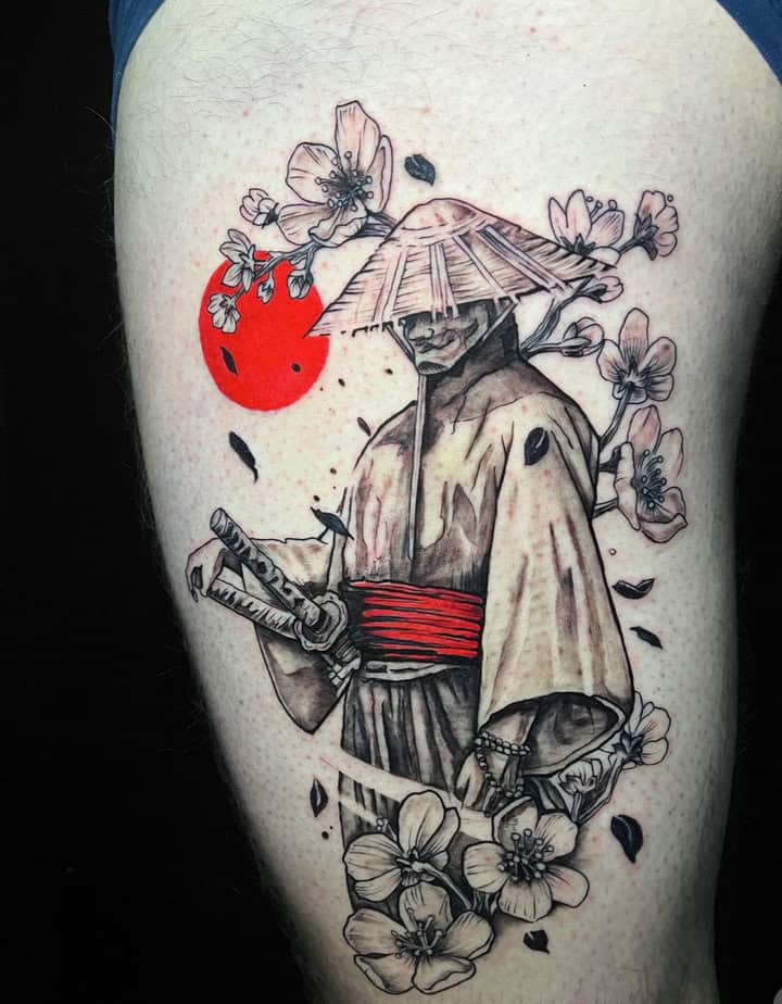 20 Impressive Ronin Tattoo Ideas For The Noble Lone Souls