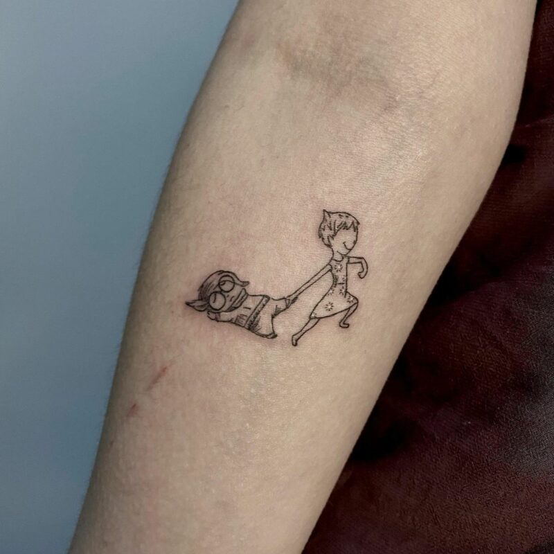18 Fun Inside Out Tattoos To Show Off Your Feelings, Literally