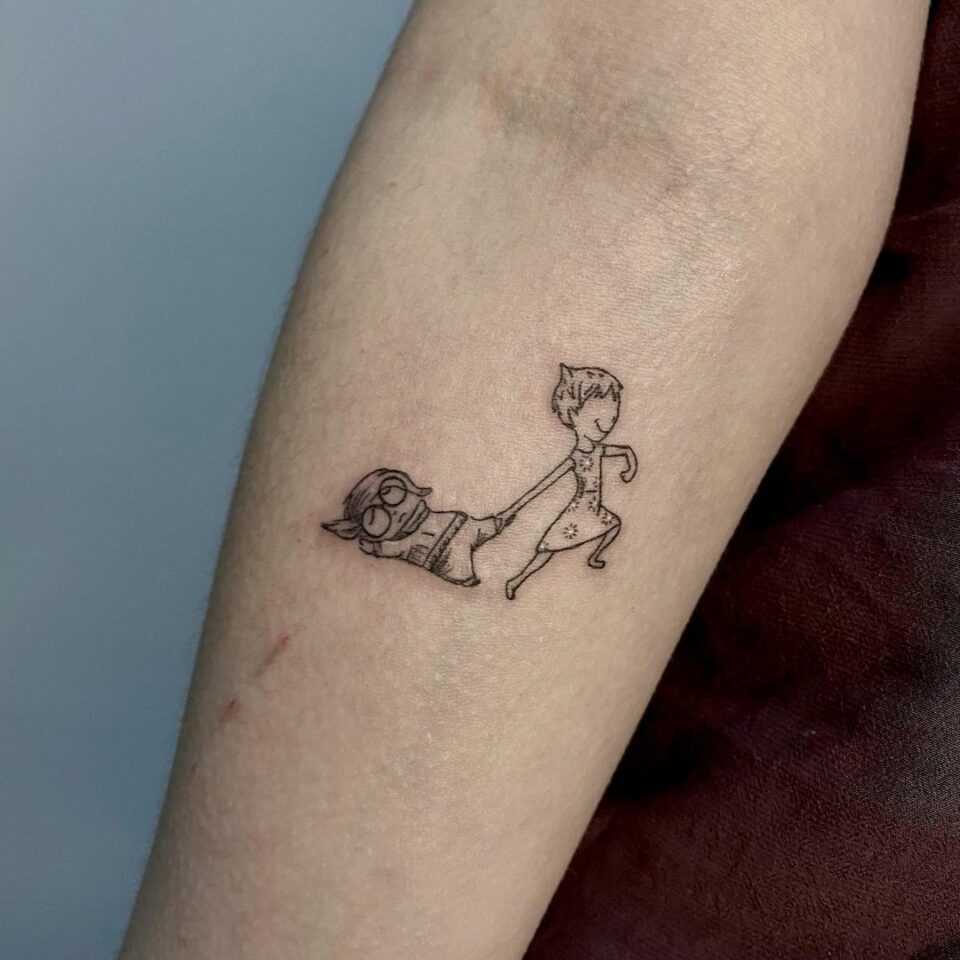 18 Fun Inside Out Tattoos To Show Off Your Feelings, Literally