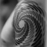 19 Innovative Op Art Tattoos To Get Your Mind Twisted