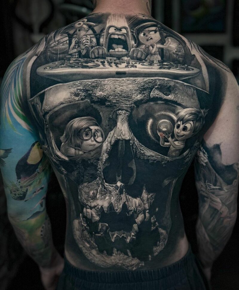 18 Fun Inside Out Tattoos To Show Off Your Feelings, Literally