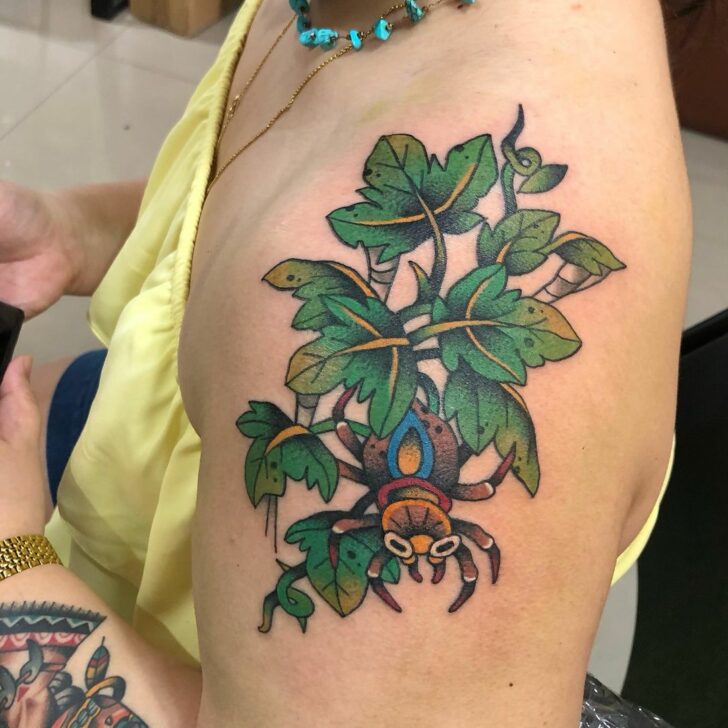 20 Stunning Poison Ivy Tattoo Ideas To Express Your Wild Side