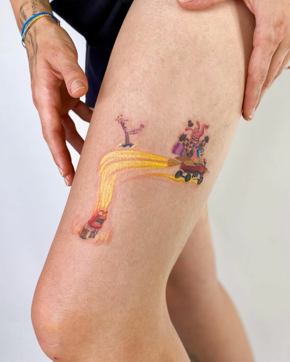 18 Fun Inside Out Tattoos To Show Off Your Feelings, Literally