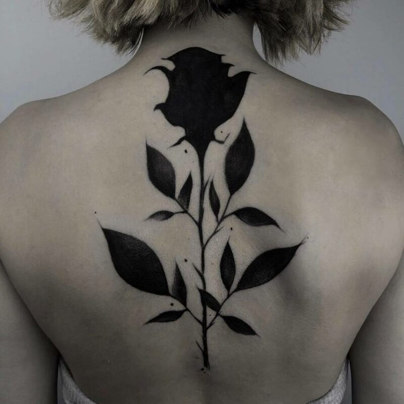 20 Unique Black Rose Tattoo Ideas