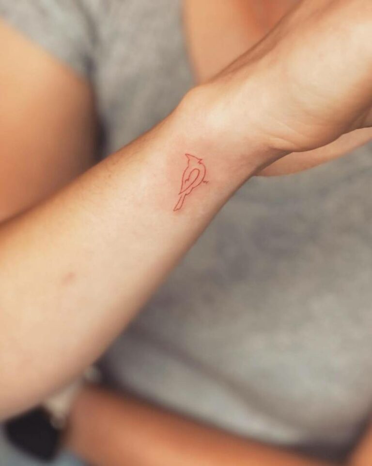 20 Unique Cardinal Tattoo Ideas To Paint The Town Red