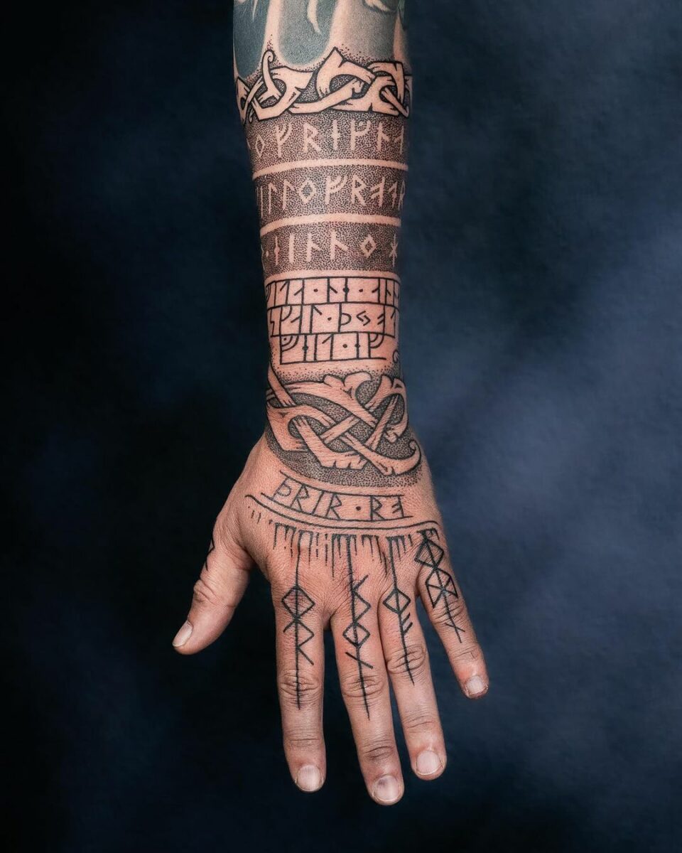 20 Viking Rune Tattoos That Bring Ancient Symbols To Life