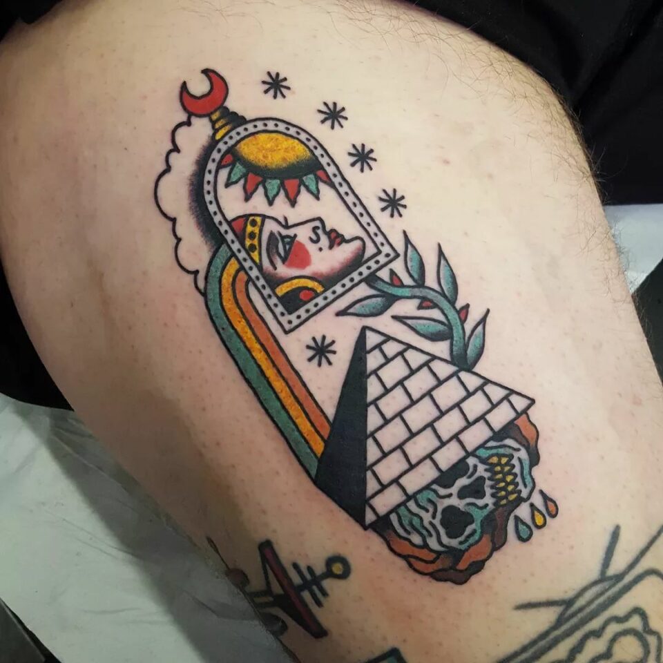 Top 20 Pyramid Tattoo Ideas That Will Make You Feel Like A Pharaoh