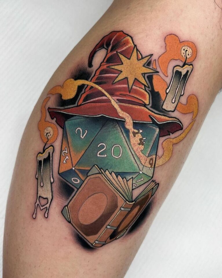 20 Epic Dungeons And Dragons Tattoo Ideas Worth Rolling The Dice On