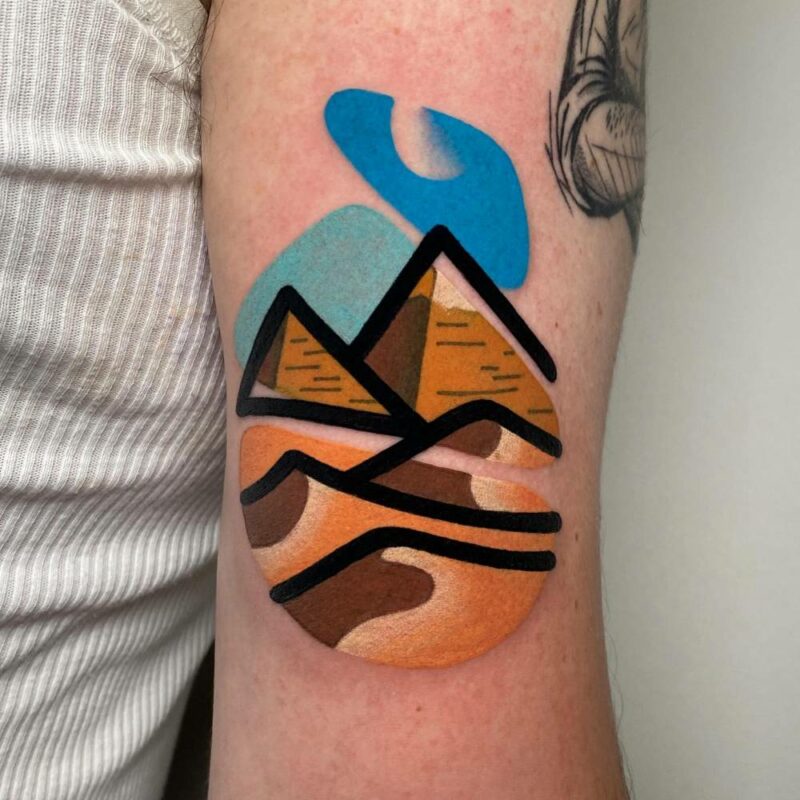 Top 20 Pyramid Tattoo Ideas That Will Make You Feel Like A Pharaoh