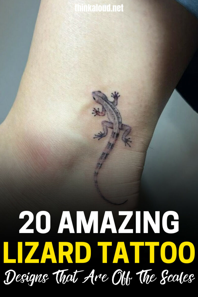 20 Amazing Lizard Tattoo Designs That Are Off The Scales