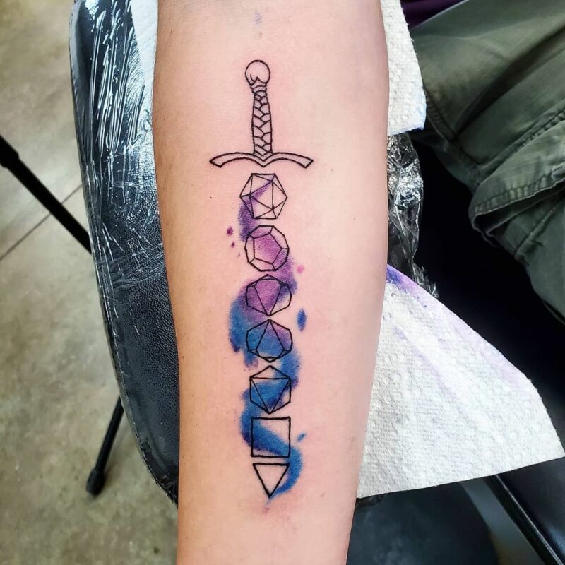 20 Epic Dungeons And Dragons Tattoo Ideas Worth Rolling The Dice On