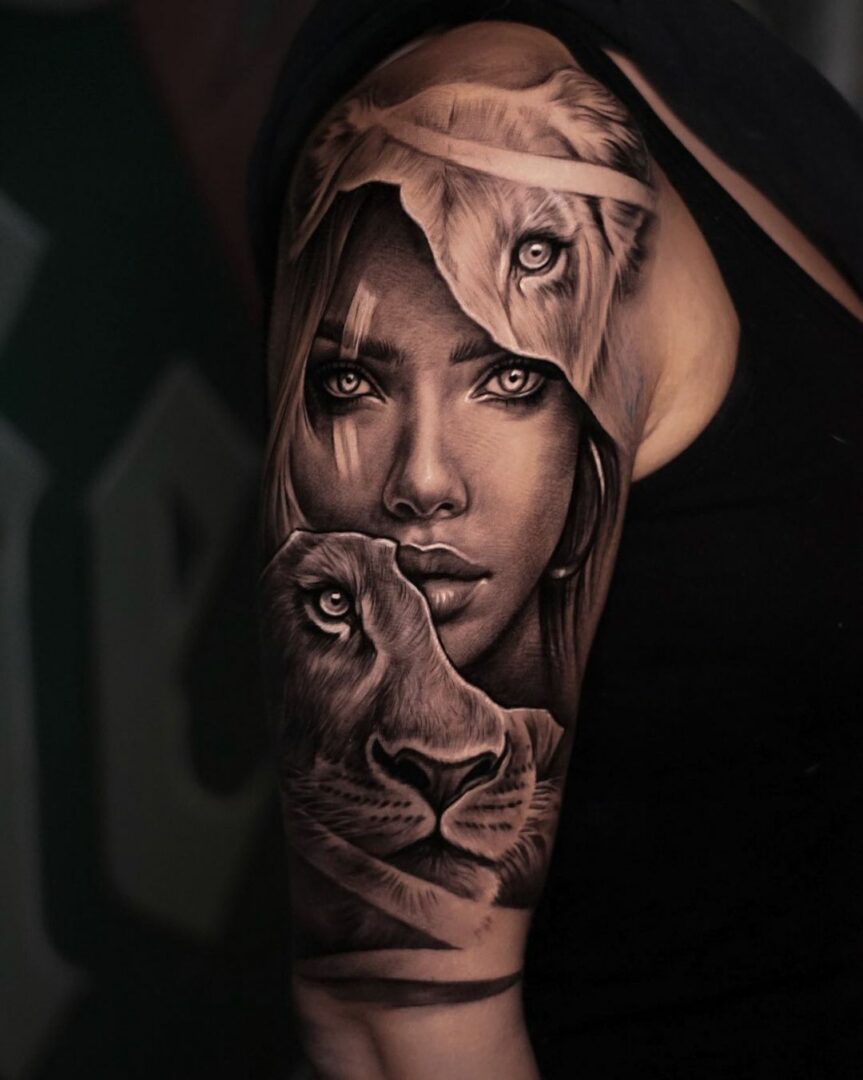 20 Mesmerizing Lioness Tattoo Ideas For The True Queen Of The Jungle