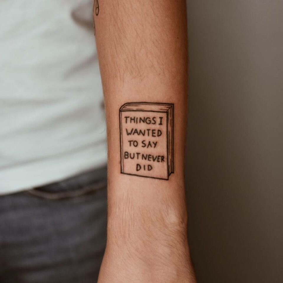 20 Beautiful Book Tattoos That Tell Your Story