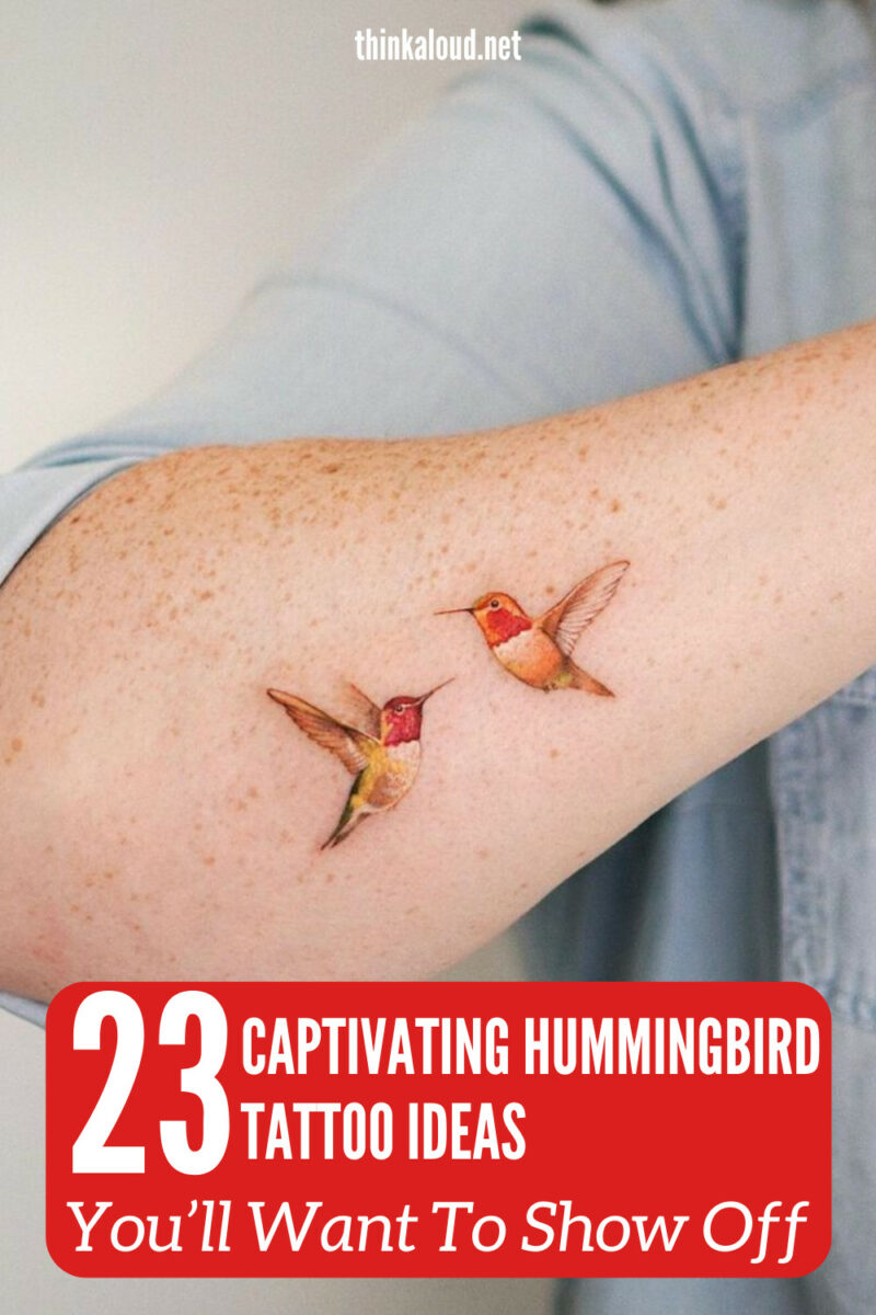 23 Captivating Hummingbird Tattoo Ideas You’ll Want To Show Off