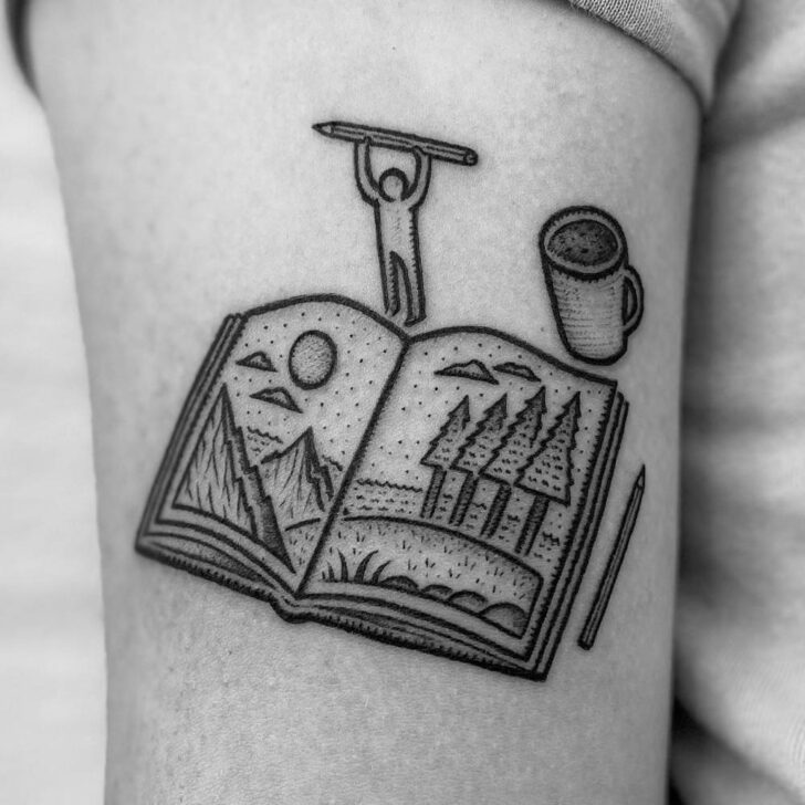 20 Beautiful Book Tattoos That Tell Your Story