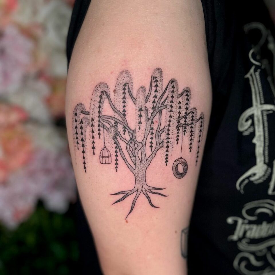 20 Weeping Willow Tattoo Ideas That Will Make You Weep Tears Of Joy