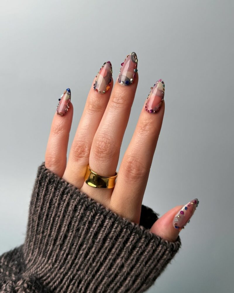 30 Fabulous Gem Nails That Will Steal The Spotlight
