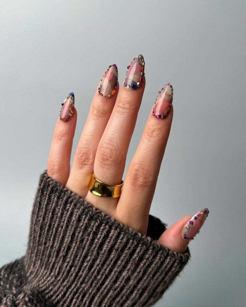 30 Fabulous Gem Nails That Will Steal The Spotlight