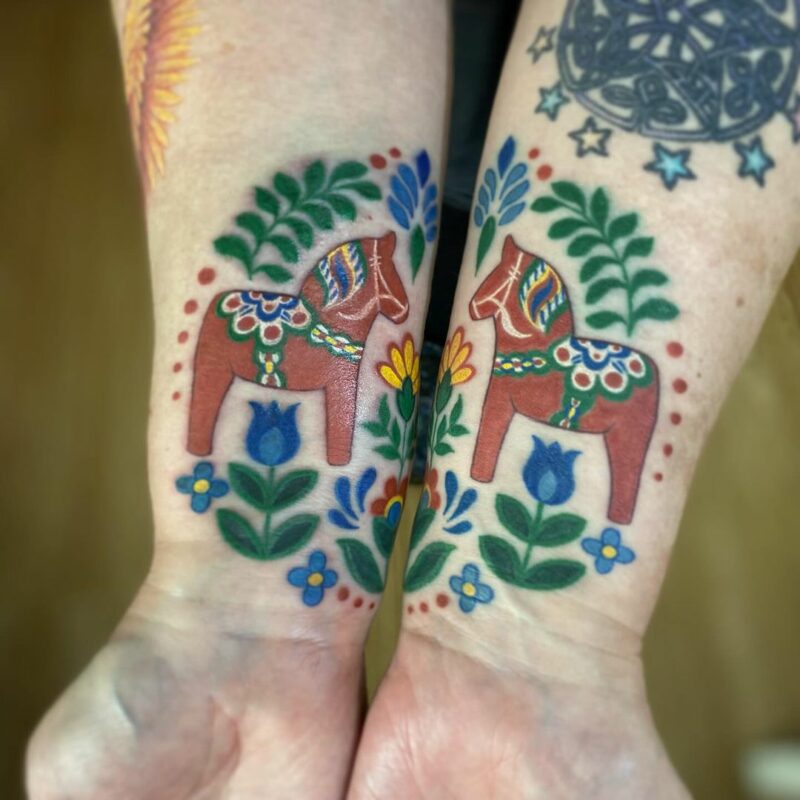18 Stunning Folk Art Tattoos Celebrating Culture and Identity