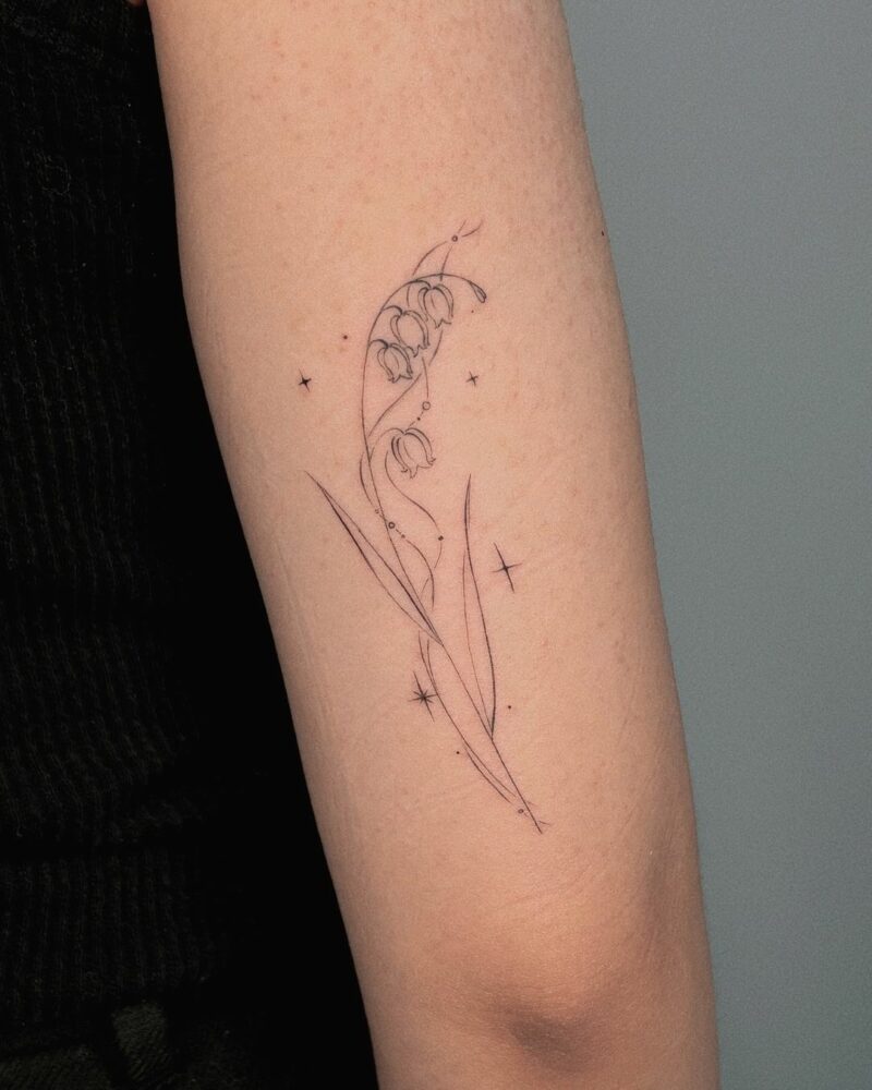 19 Stunning Lily Of The Valley Tattoos To Make Your Heart Bloom