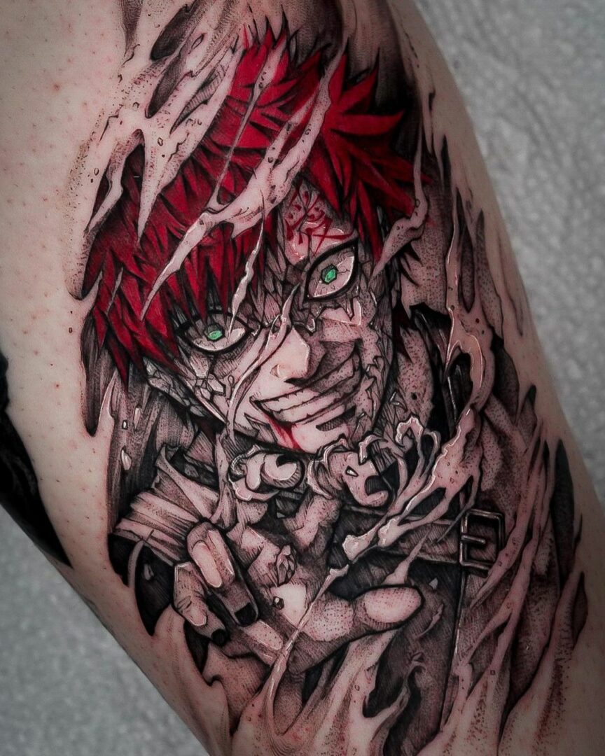19 Fascinating Gaara Tattoo Ideas For All Lovers Of The Character