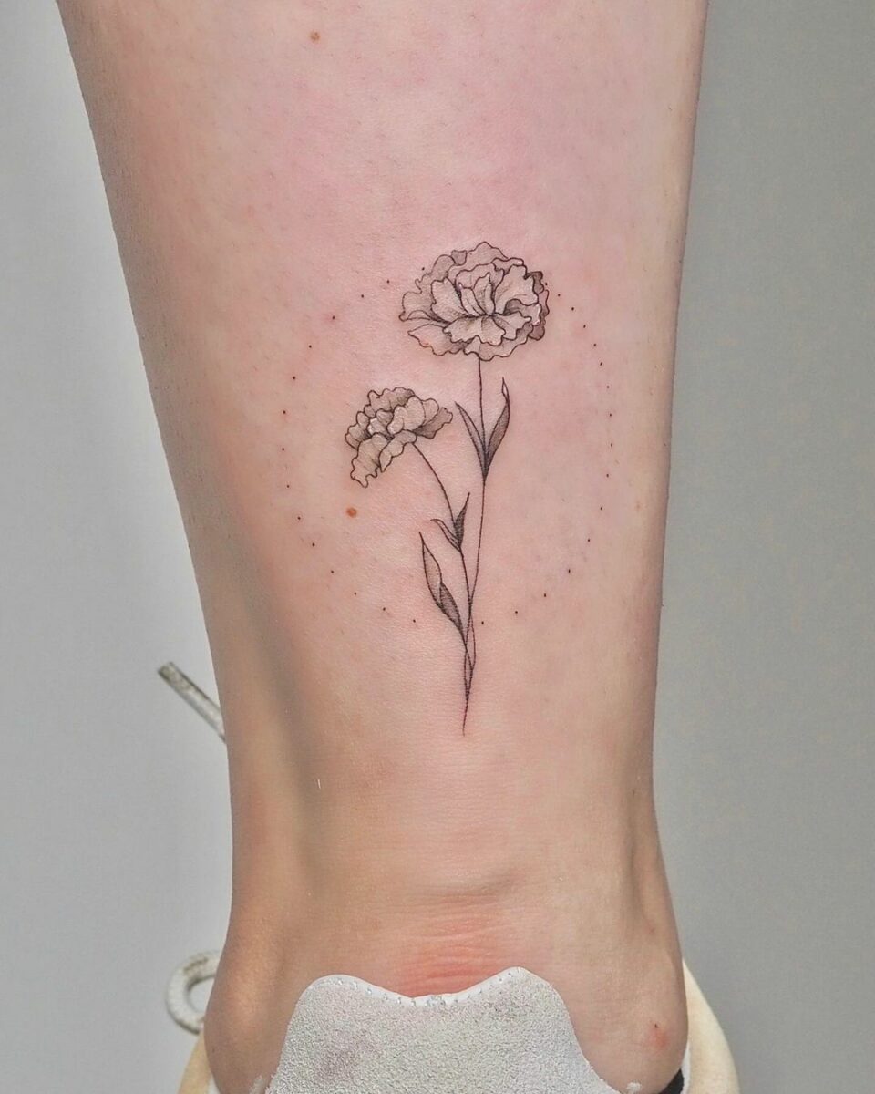 18 Charming Marigold Tattoos To Look Like A Ray Of Sunshine