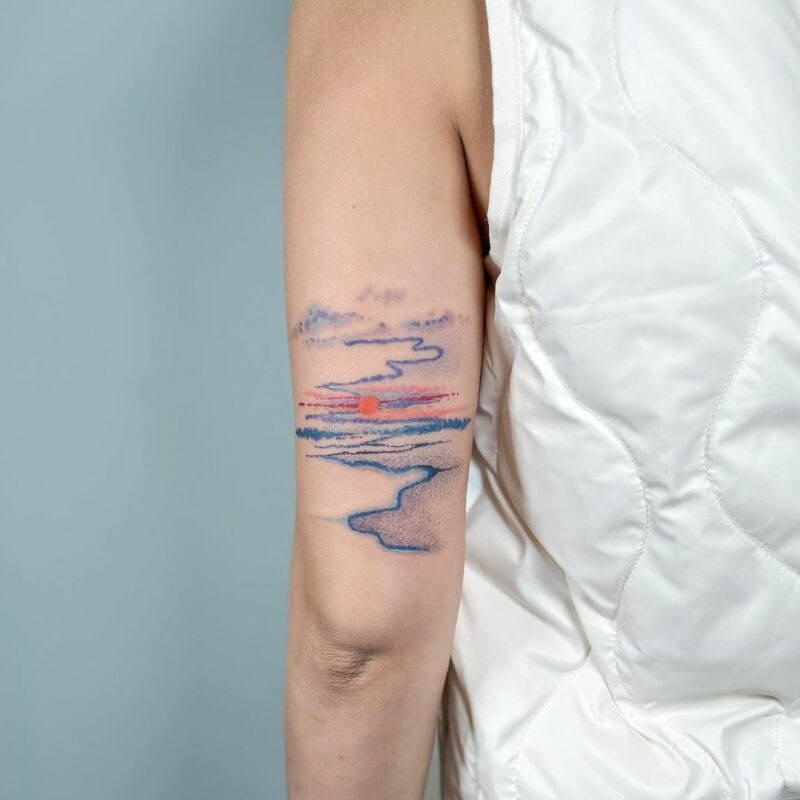 18 Dreamy Sky Tattoos That Will Make You Feel On Cloud Nine