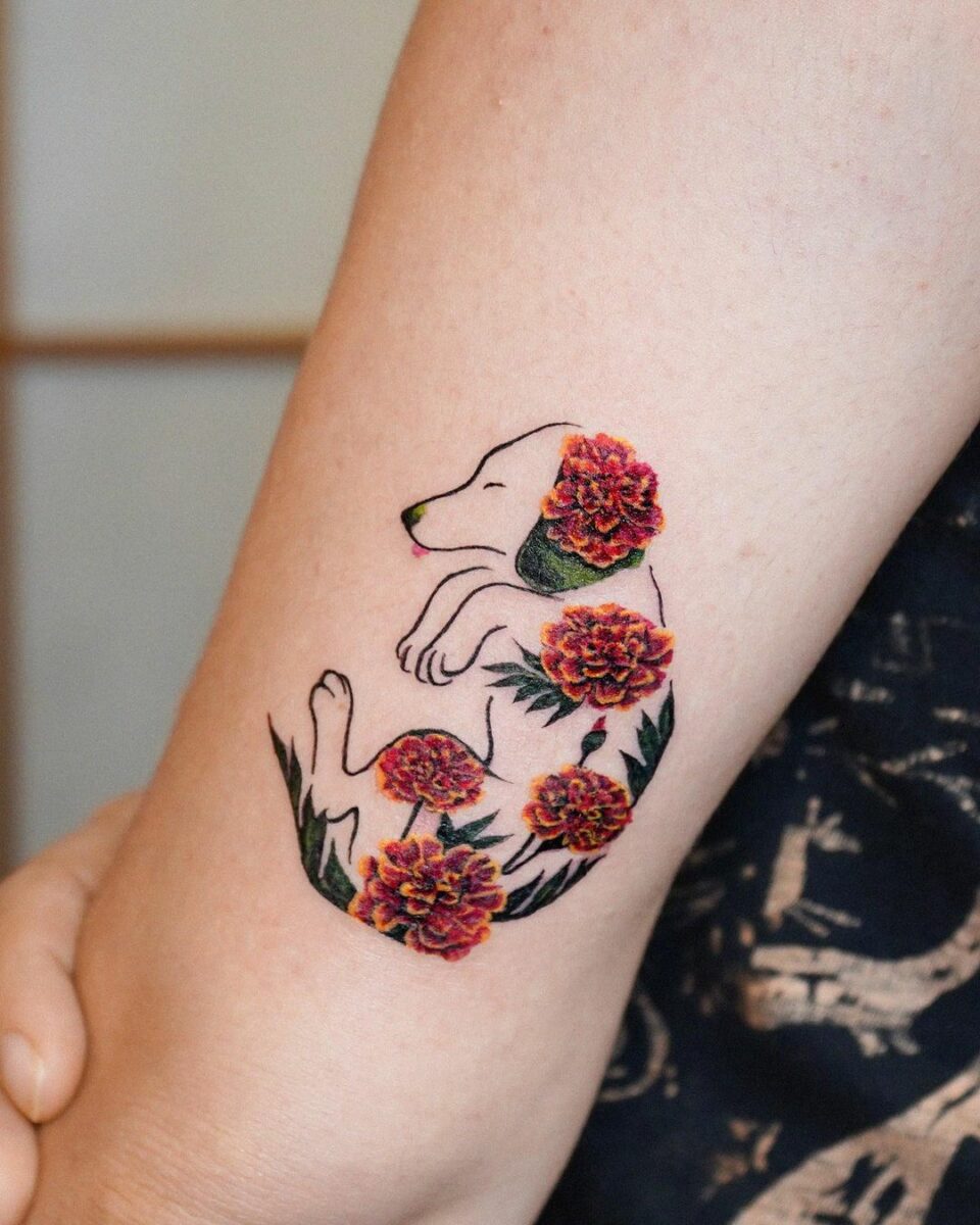 18 Dreamy October Birth Flower Tattoos That Bloom With Beauty