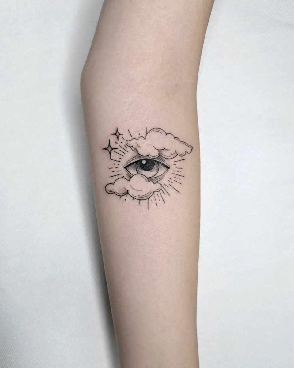 18 Dreamy Sky Tattoos That Will Make You Feel On Cloud Nine