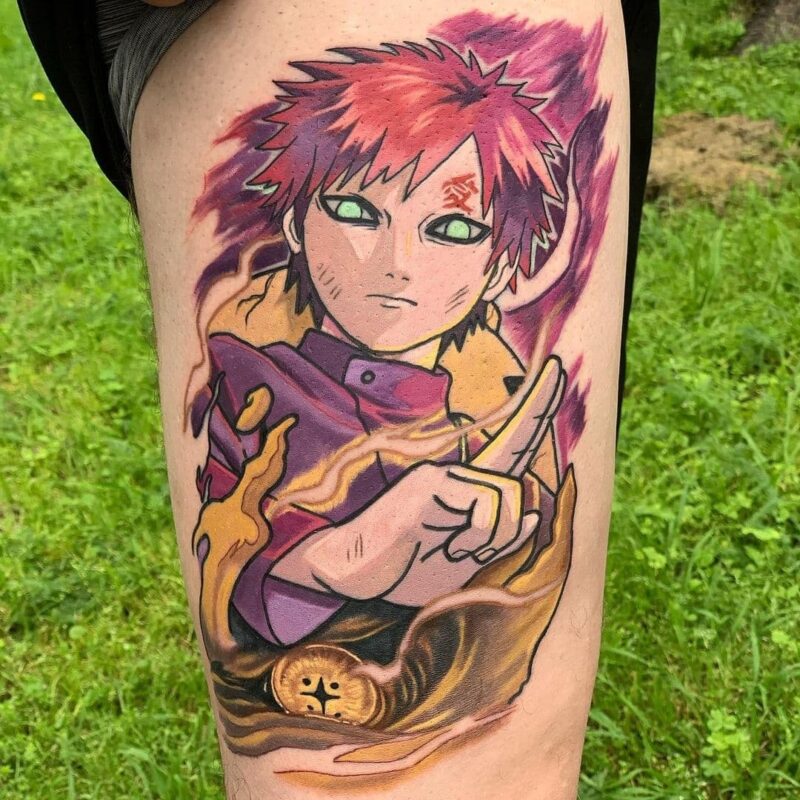 19 Fascinating Gaara Tattoo Ideas For All Lovers Of The Character