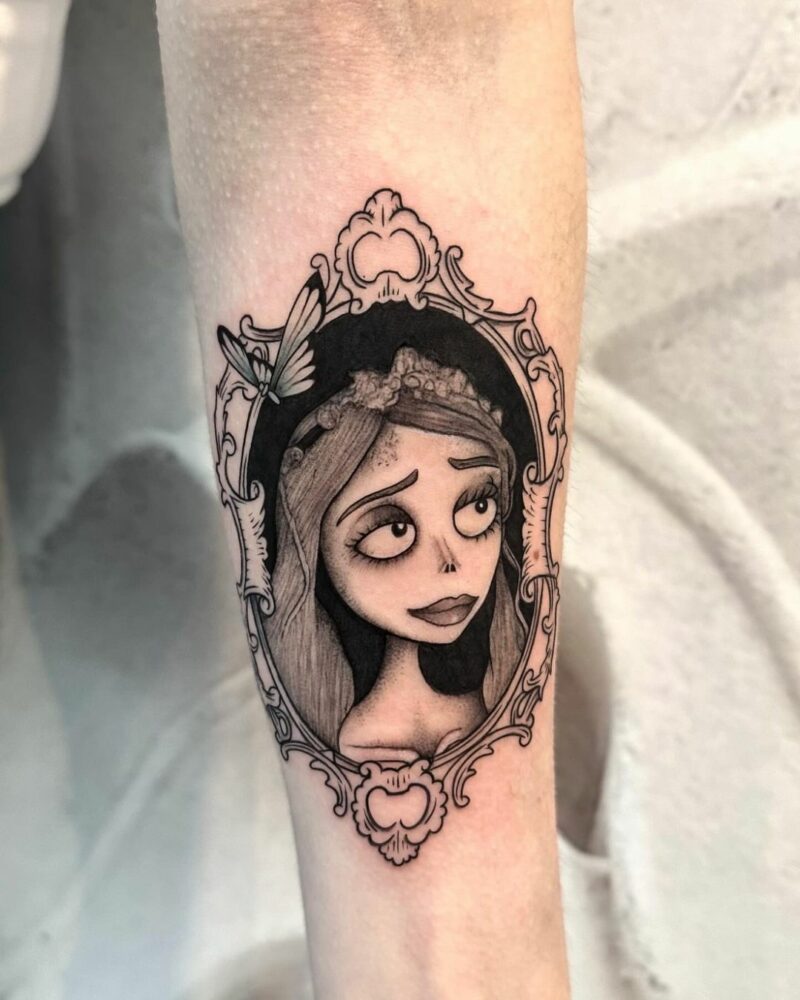 20 Corpse Bride Tattoos That Prove Love Never Dies