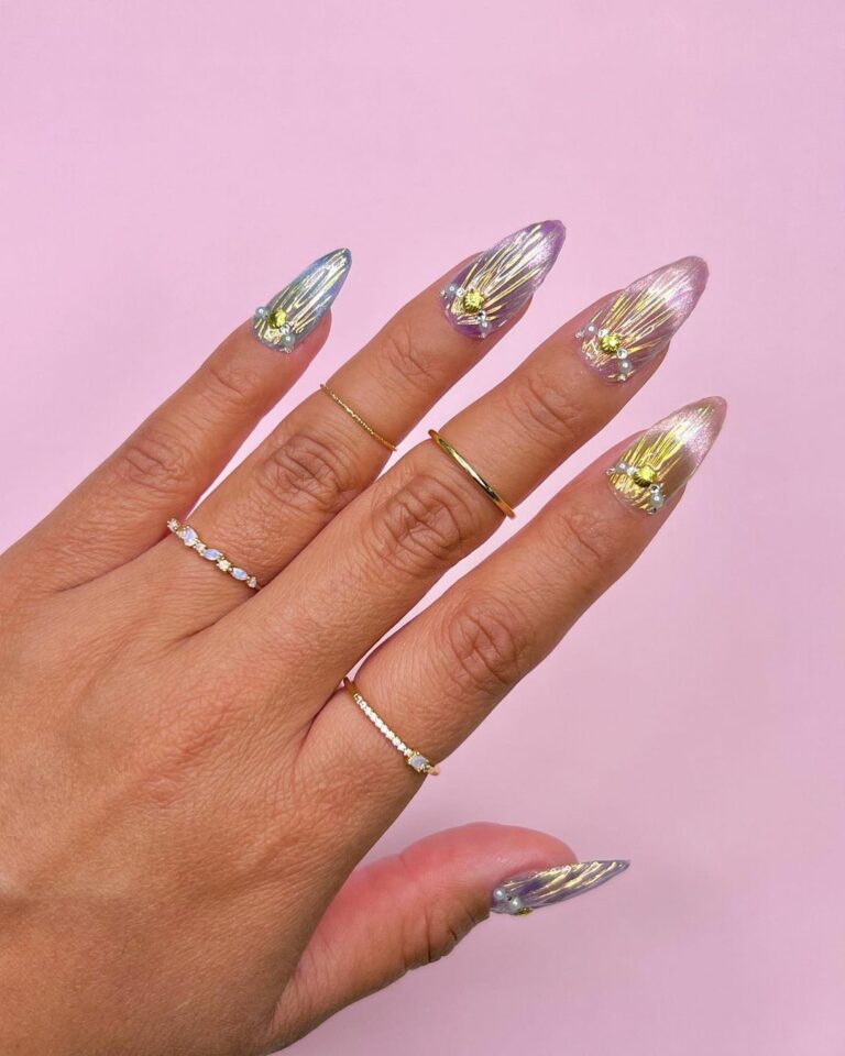 40 Incredible Iridescent Nails To Brighten Your Day