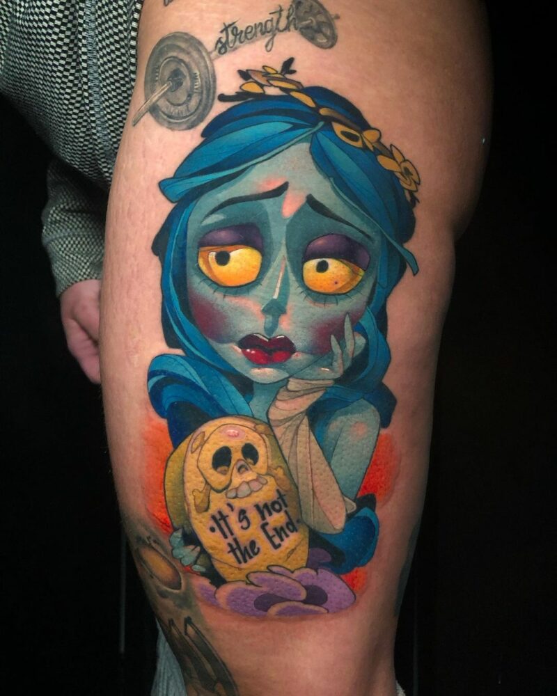 20 Corpse Bride Tattoos That Prove Love Never Dies