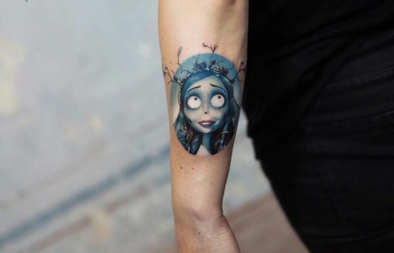 20 Corpse Bride Tattoos That Prove Love Never Dies