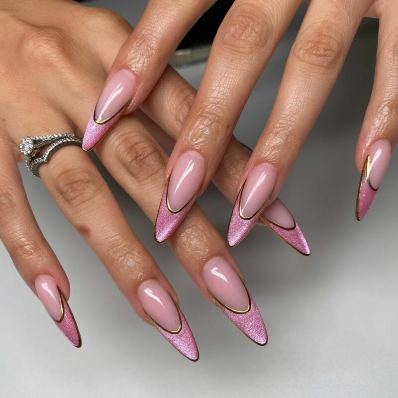 29 Show-Stopping Molten Chrome Nail Designs For A Luxe Finish
