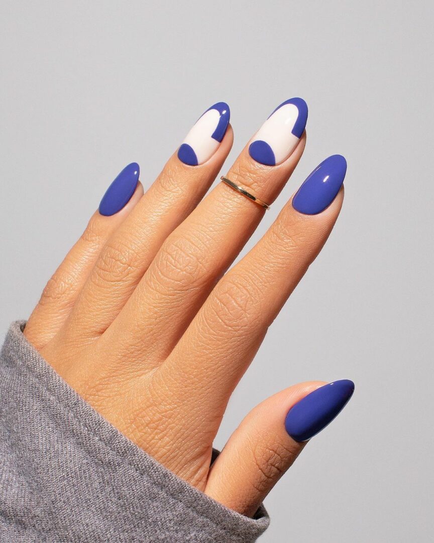 34 Amazing Color-Blocking Nails For A Fun Appearance