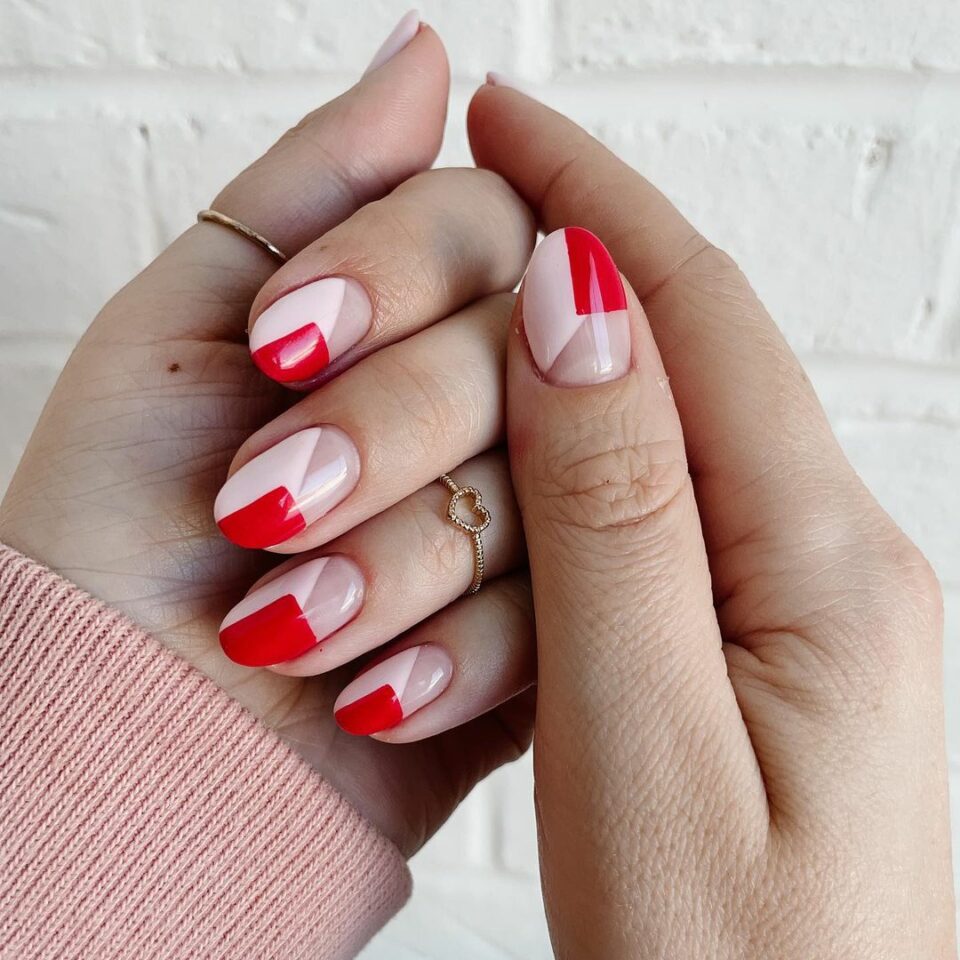 34 Amazing Color-Blocking Nails For A Fun Appearance